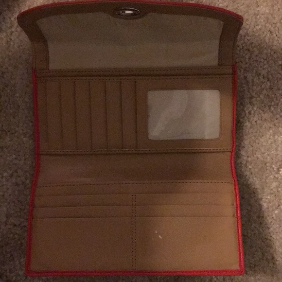 Coach | Bags | Coach Signature Handbag Checkbook And Wallet | Poshmark